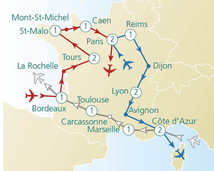 Circuit France - Tours Chanteclerc - Europe - Voyagessuperprix