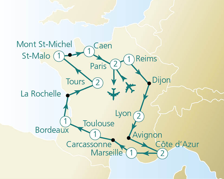 Circuit organisé France - Tours Chanteclerc - Voyagessuperprix